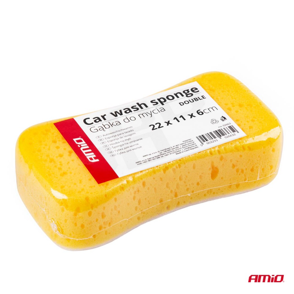Σφουγγαρι πλυσιματος αυτοκινητου DOUBLE 22X11X6CM 02663