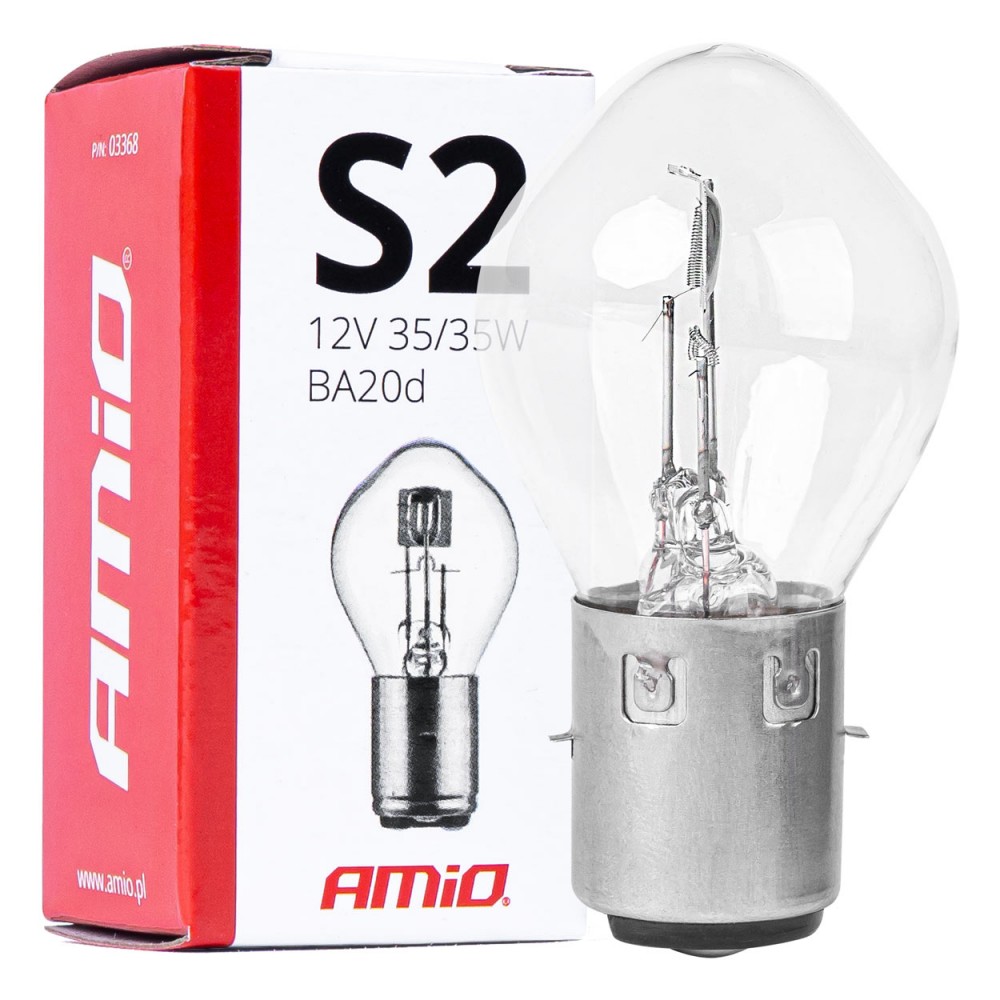 Λαμπα Αλογονου S2 12V 35/35W BA20d 1τμχ