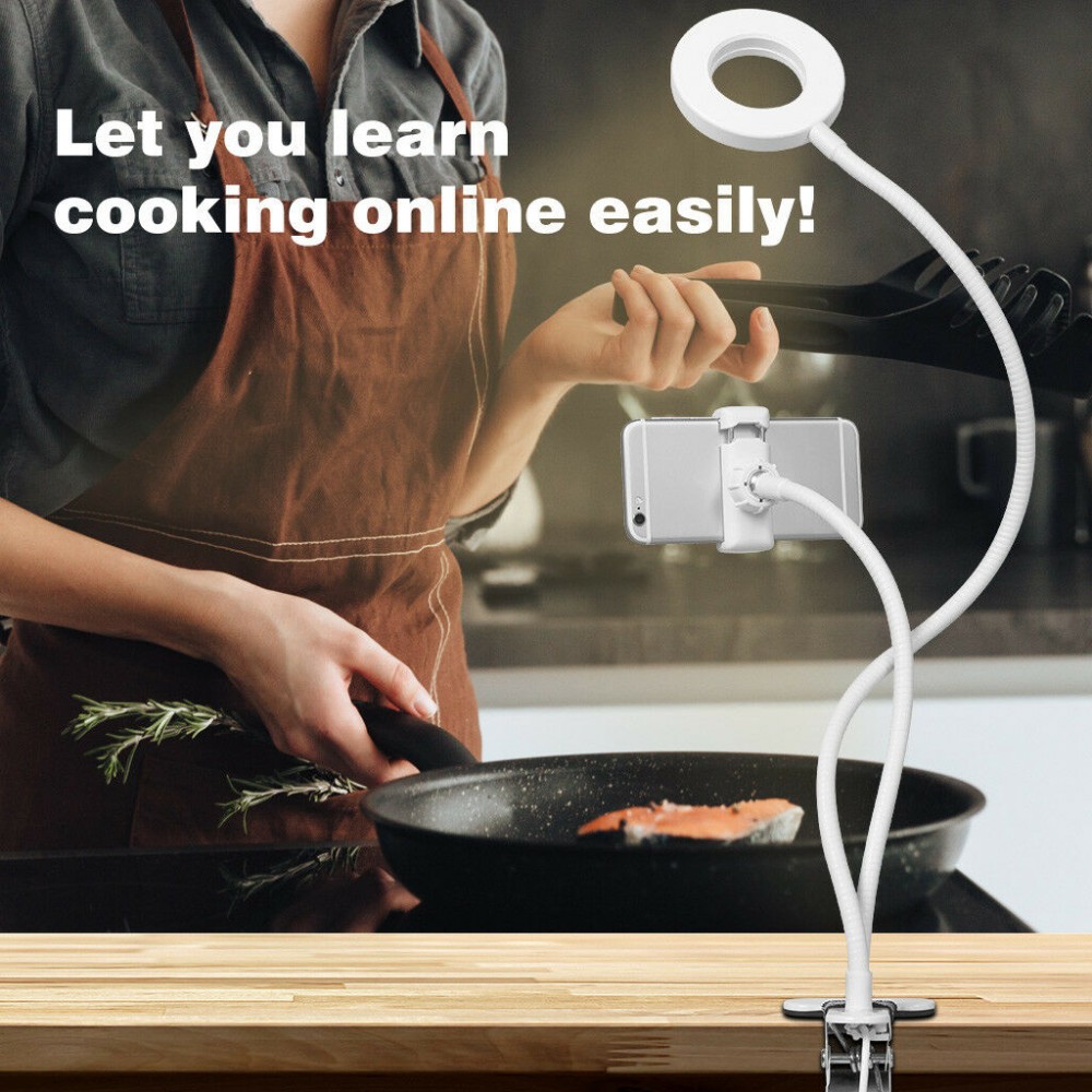 OEM Βάση Κινητού 360 με Selfie Stick & Ring Light ιδανικό για Makeup ...