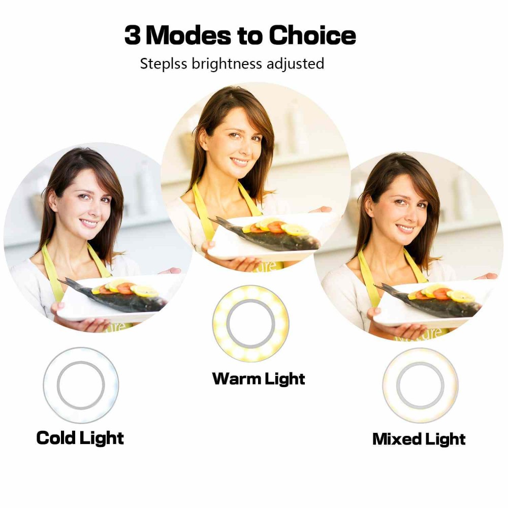 OEM Βάση Κινητού 360 με Selfie Stick & Ring Light ιδανικό για Makeup ...