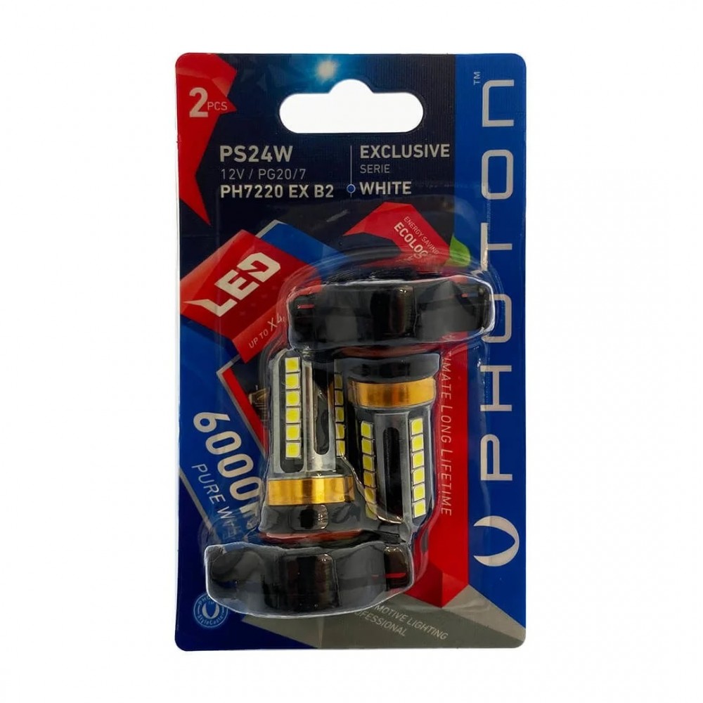 Λαμπες PHOTON LED PSX24W PS24W 12V 6000K Exclusive CanBus 2τμχ