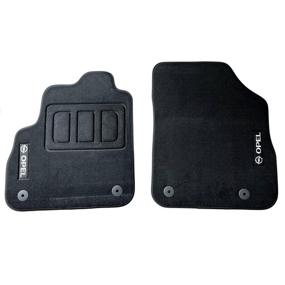 OEM Πατάκια Primo μοκέτα σετ 2 τεμαχίων OPEL ASTRA K 2015-2020 (μαυρα ...