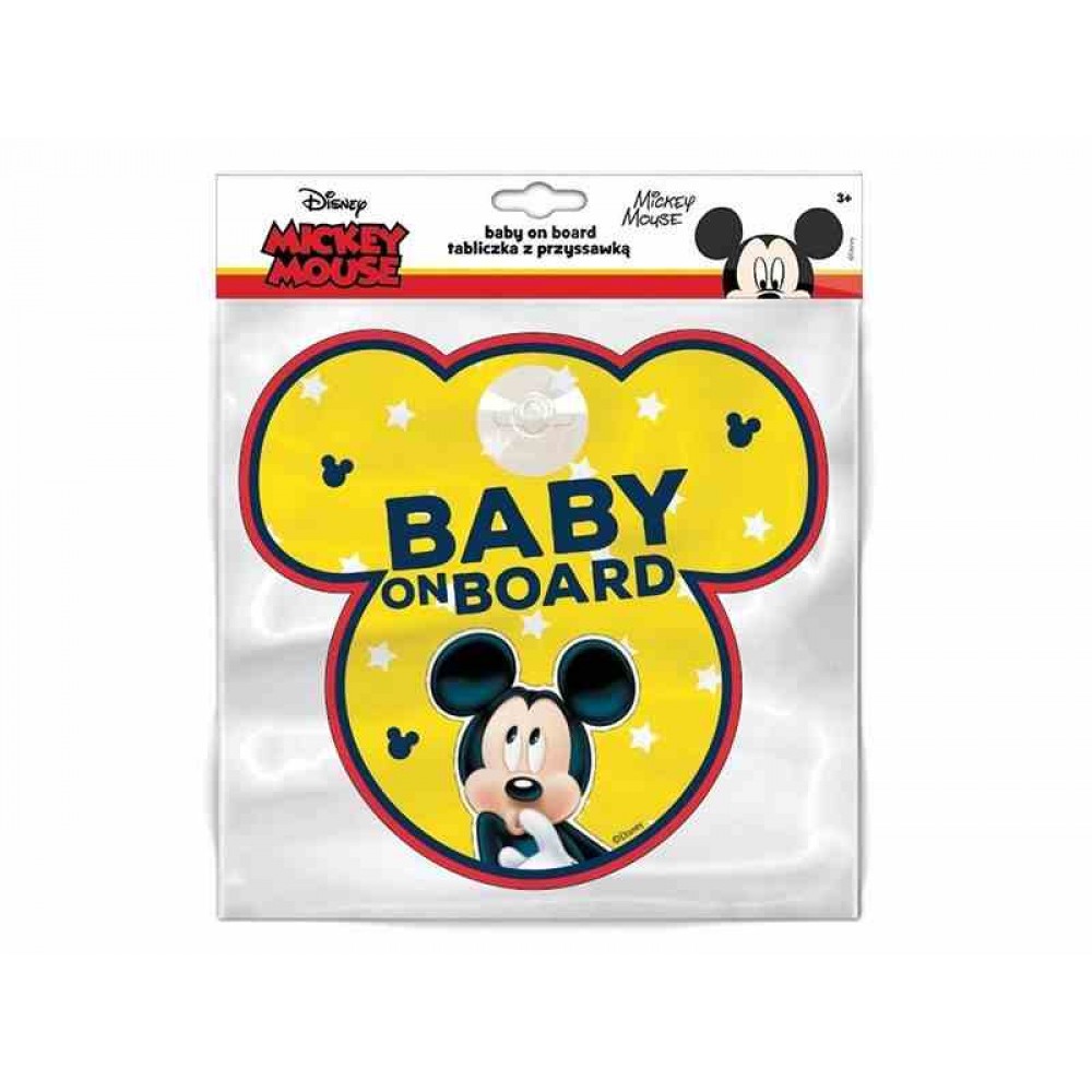 Σήμα N (νέου οδηγού) MICKEY MOUSE BABY ON BOARD D59612