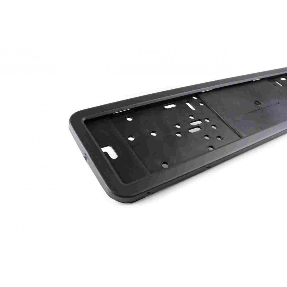Πλαισιο Πινακιδας MATT BLACK πλαστικο μαυρο ματ 52X12.5CM AMIO LPF003