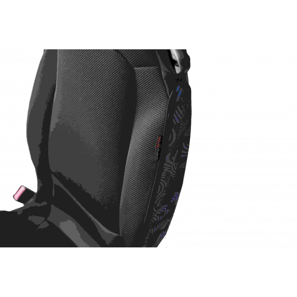 Σετ ημικαλυμματα υφασμα 2τμχ MCC SMART 450 451 Διχτυ Μαυρο