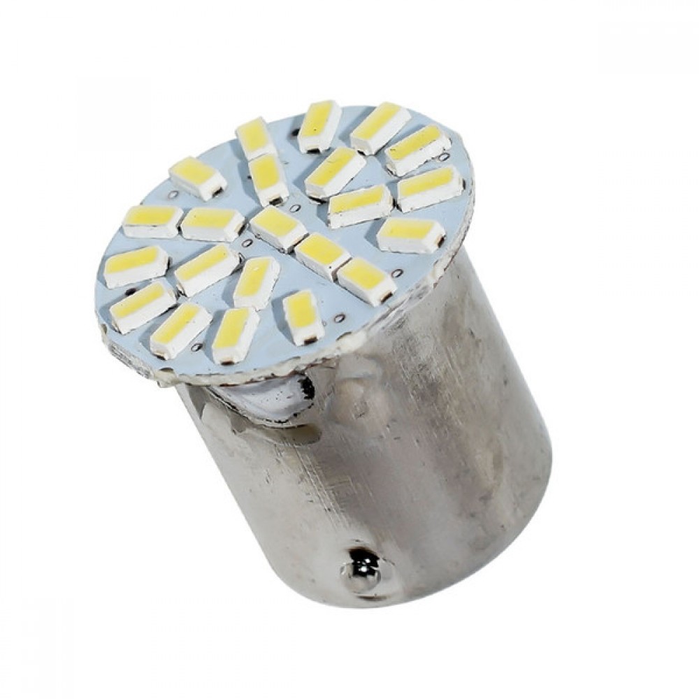 HSUN LED BA15S R5W/R10W 9 SMD LED 1210 54LM 6000K 1807-1